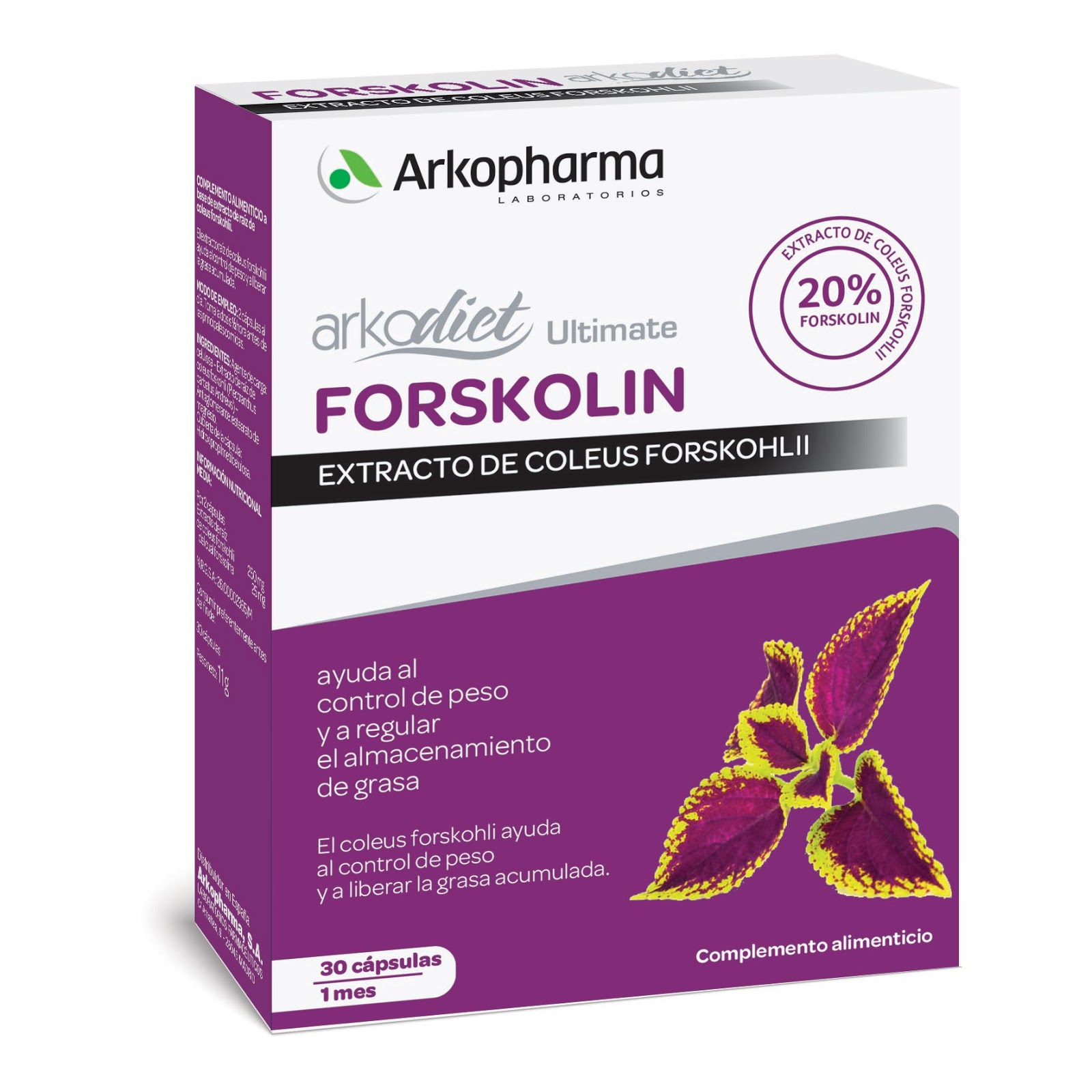 Arkodiet Forskolin y Arkosol Advance de Arkopharma - Bella y con estilo