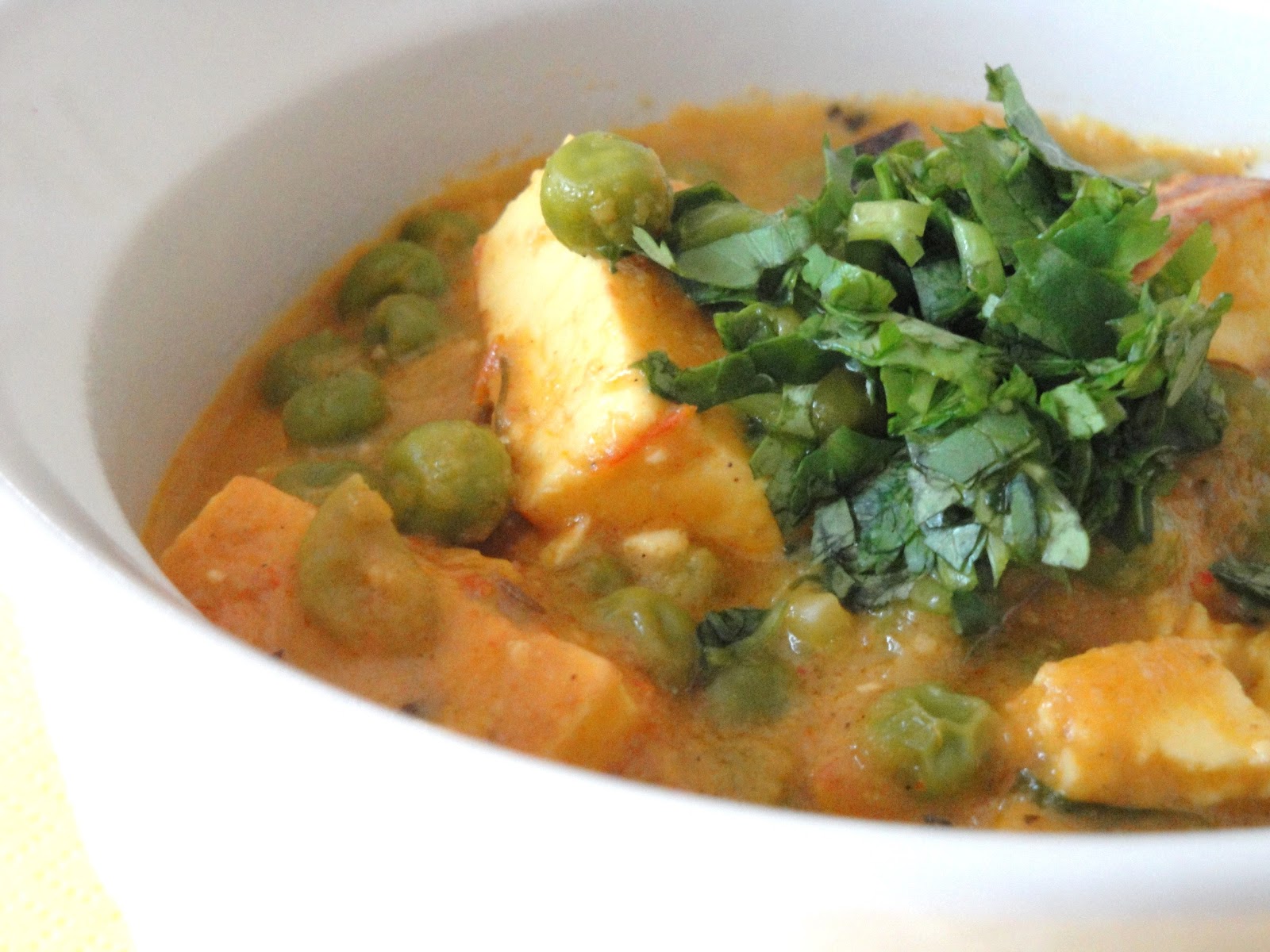 cumin and cardamom: Mutter Paneer