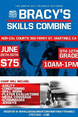 NorCal HS & College Basketball Central--has moved!: Bracy's Skills Combine
