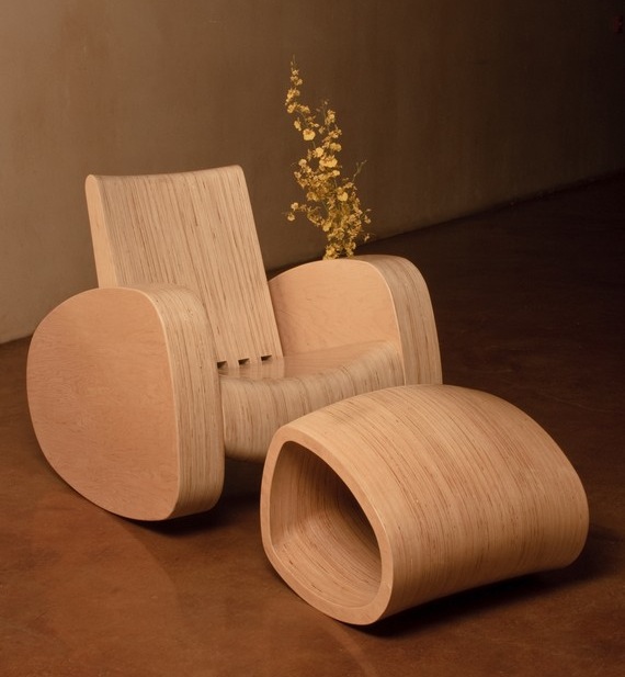 I Love Handmade: Inertia Rocking Chair and Ottoman by Artful Inventions