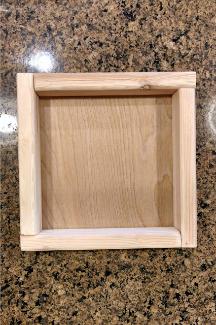 DIY Box Frame Sign - Sunshine and Munchkins