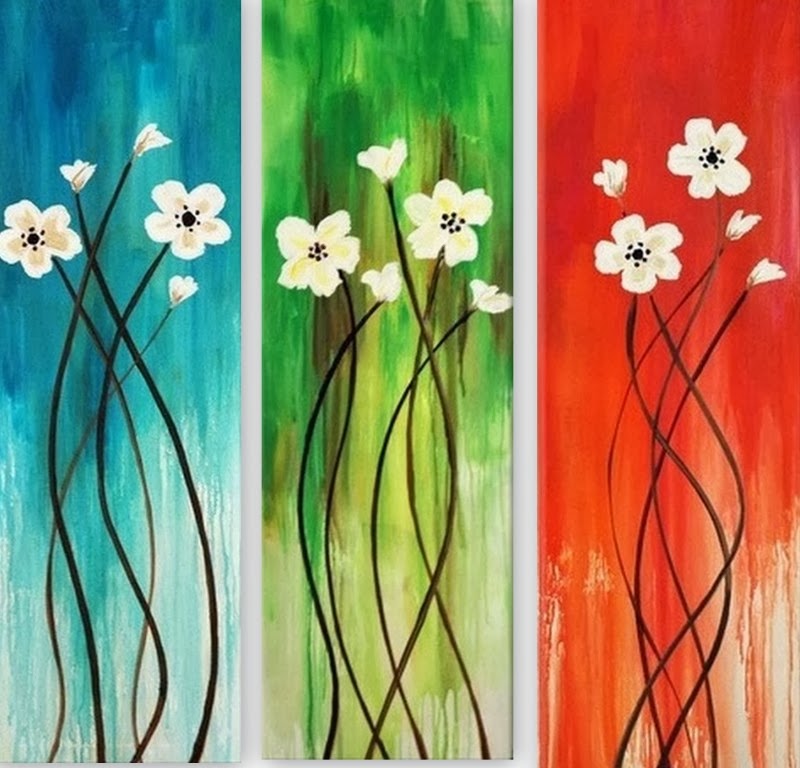 El arte es su máxima expresión : 30 Cuadros Trípticos Pintados al Óleo ...