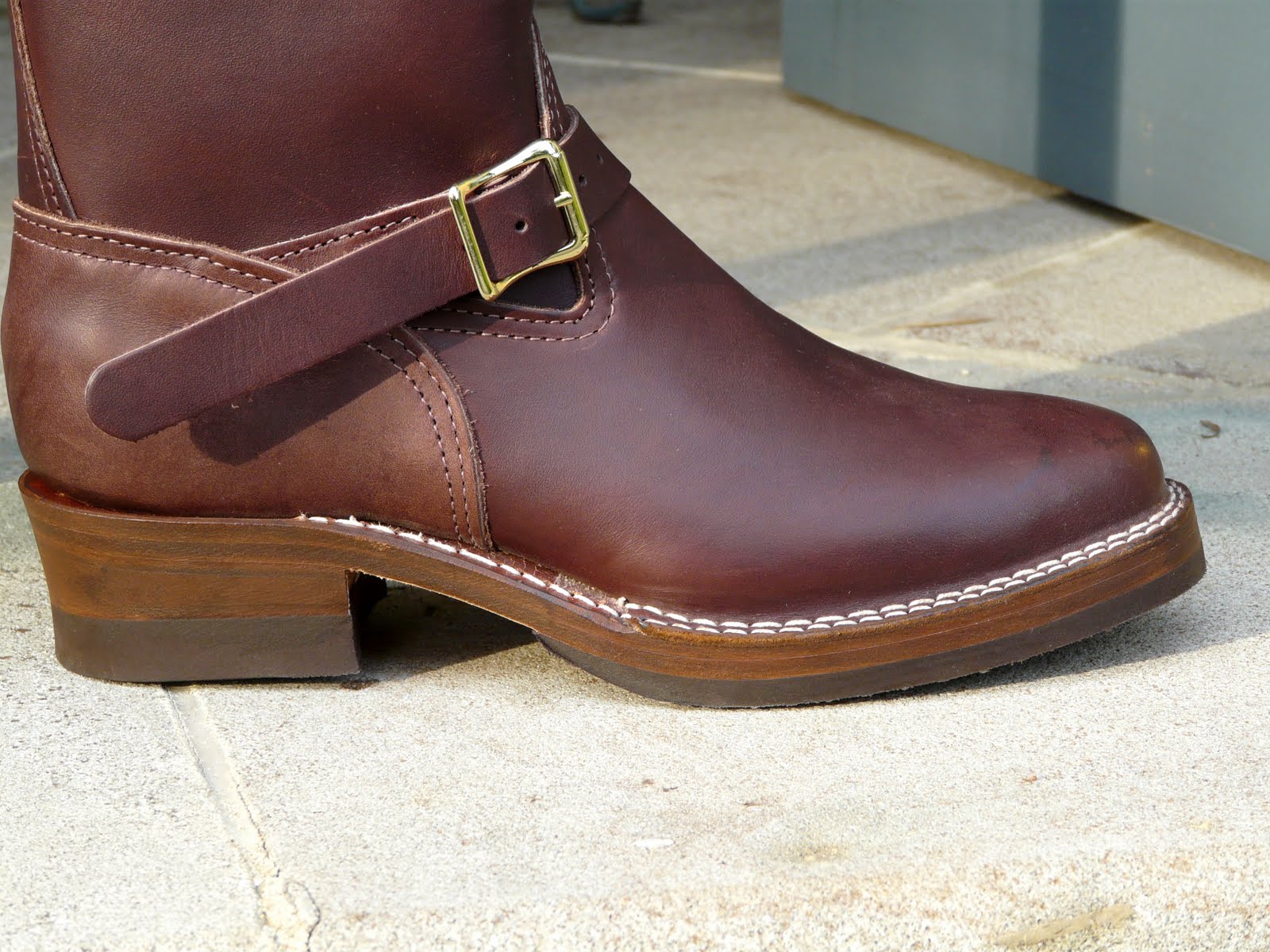 Vintage Engineer Boots: CUSTOM WESCO BOSS ENGINEER BOOTS "MP" TOE