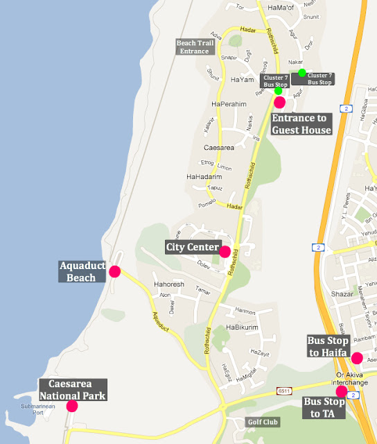 Caesarea: Caesarea : Getting To and Around