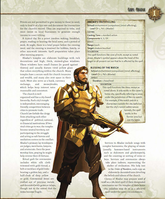 Pathfinder Campaign: Abadar, Master of the First Vault