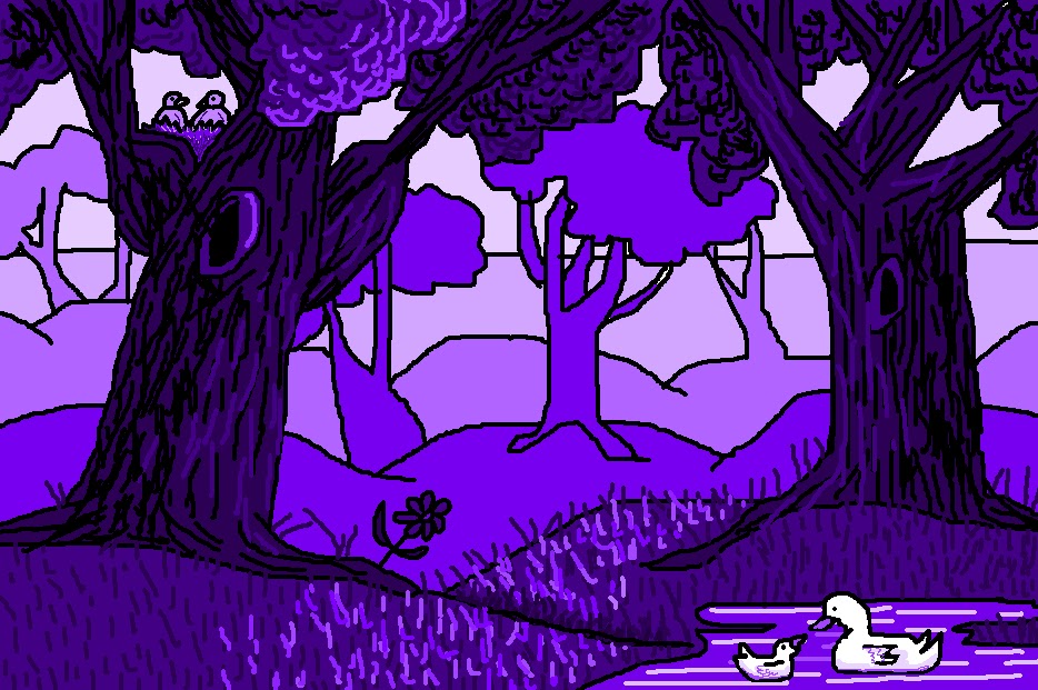 Microsoft Paint Art Landscapes