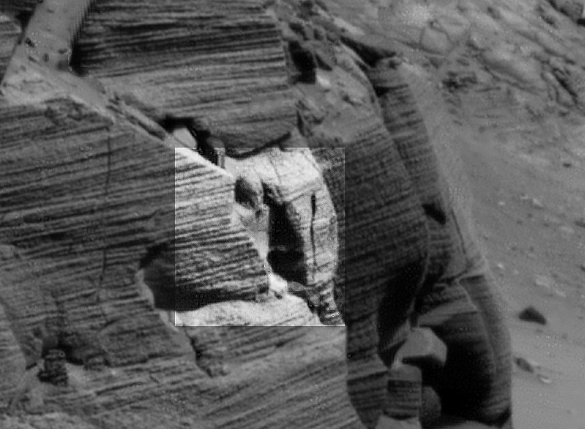Mars Anomalies, UFO Sightings and More: Egyptian Statue Found In Mars Photo