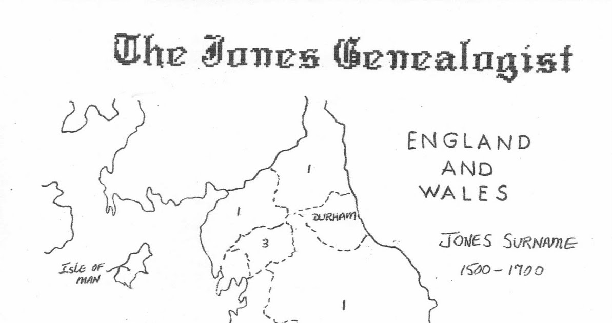 The Jones Surname: Jones Surname In England and Wales 1500-1700