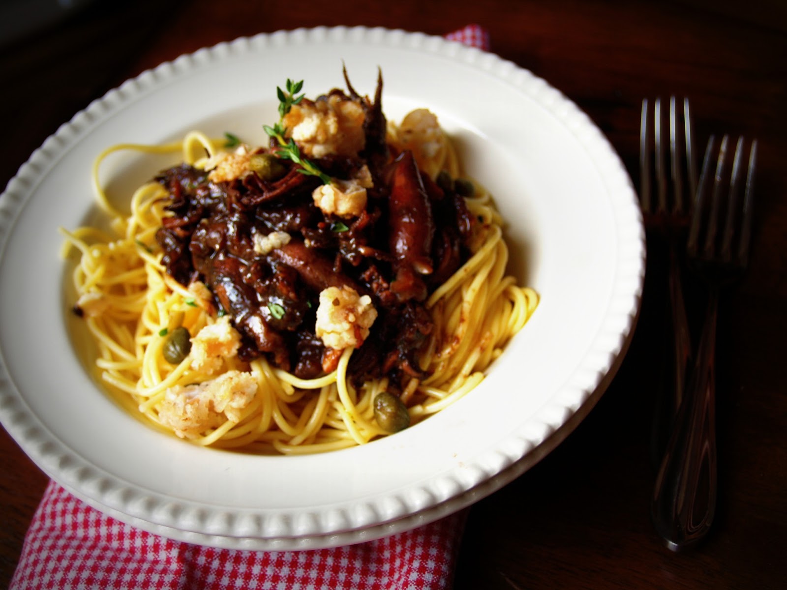 SKIP TO MALOU: Breathe | Squid Adobo Balsamico Pasta