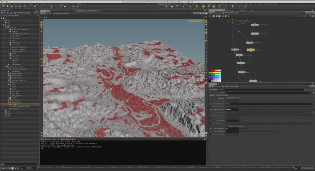 "Перевод всем" и "Складчик" покупай дешевле.: [SideFX] Houdini Projects: Terrain Generation 1 ...