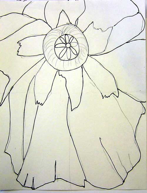 Georgia Okeefe "Red Poppy No. VI" Project