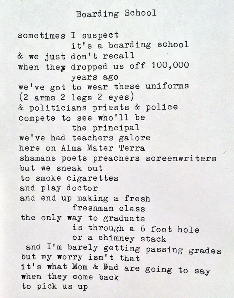 Short Poems About School