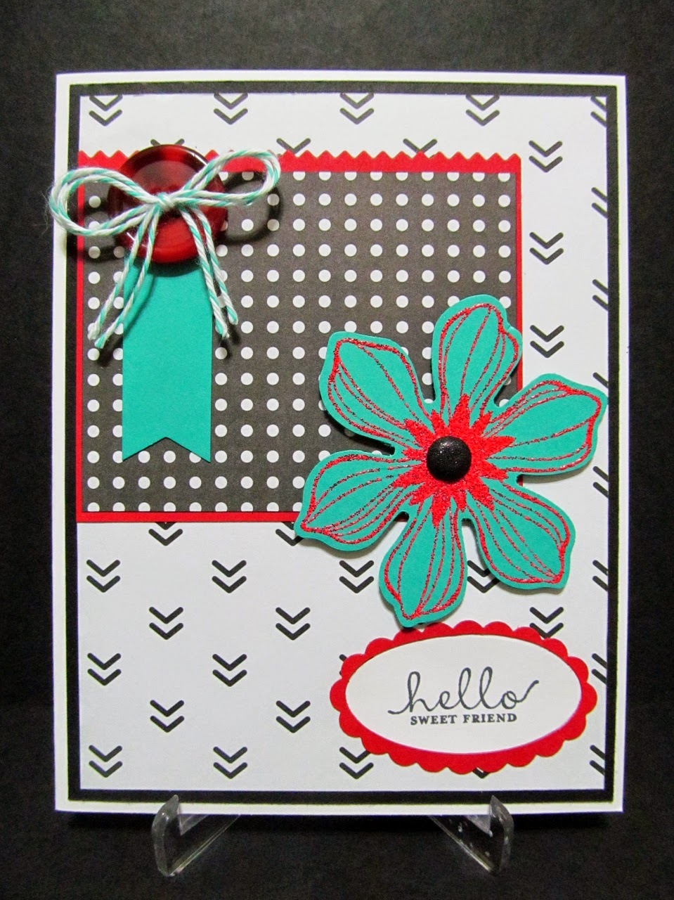 Savvy Handmade Cards: Hello Sweet Friend Card