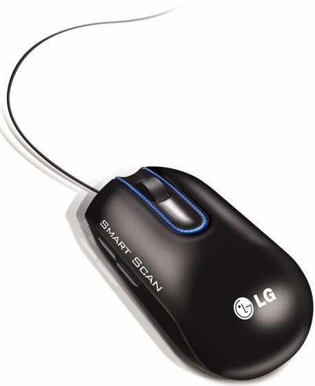 Smart TV: LG LSM-100 mouse with scanner capability