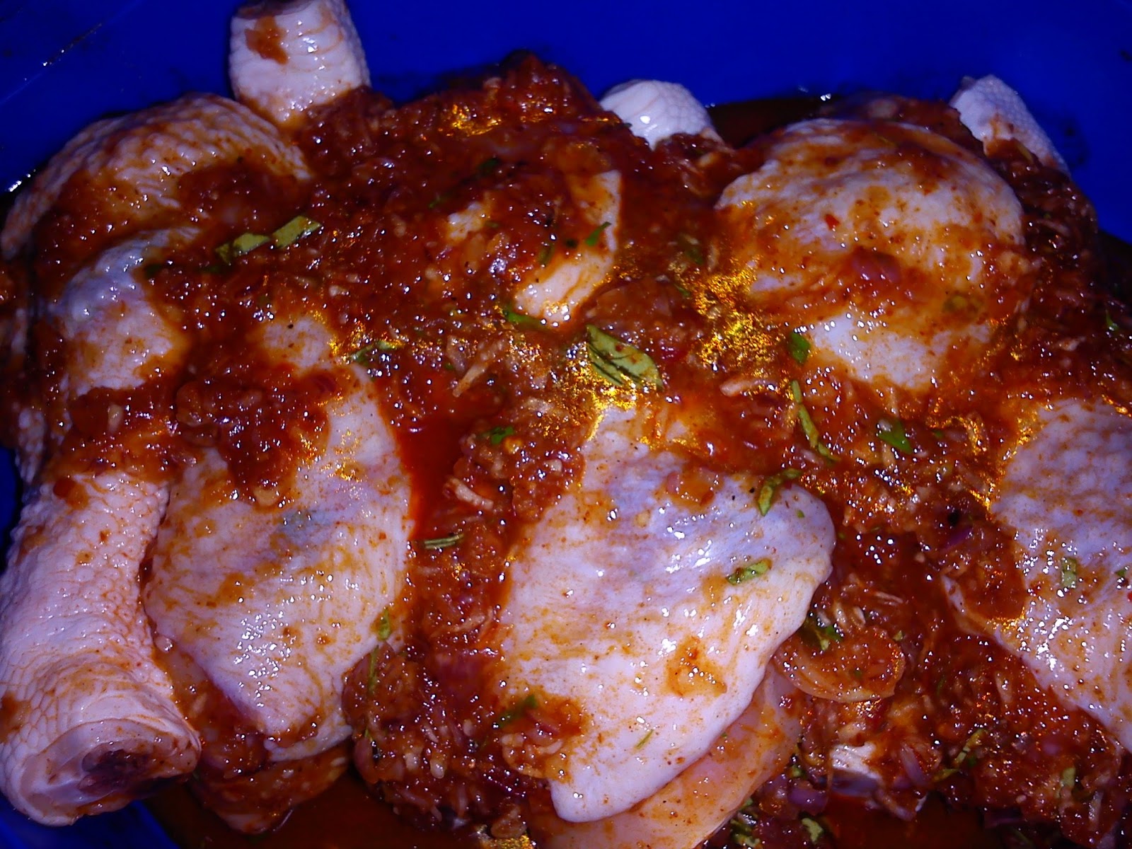 Cooking Pleasure: BAKED TOM YUM CHICKEN