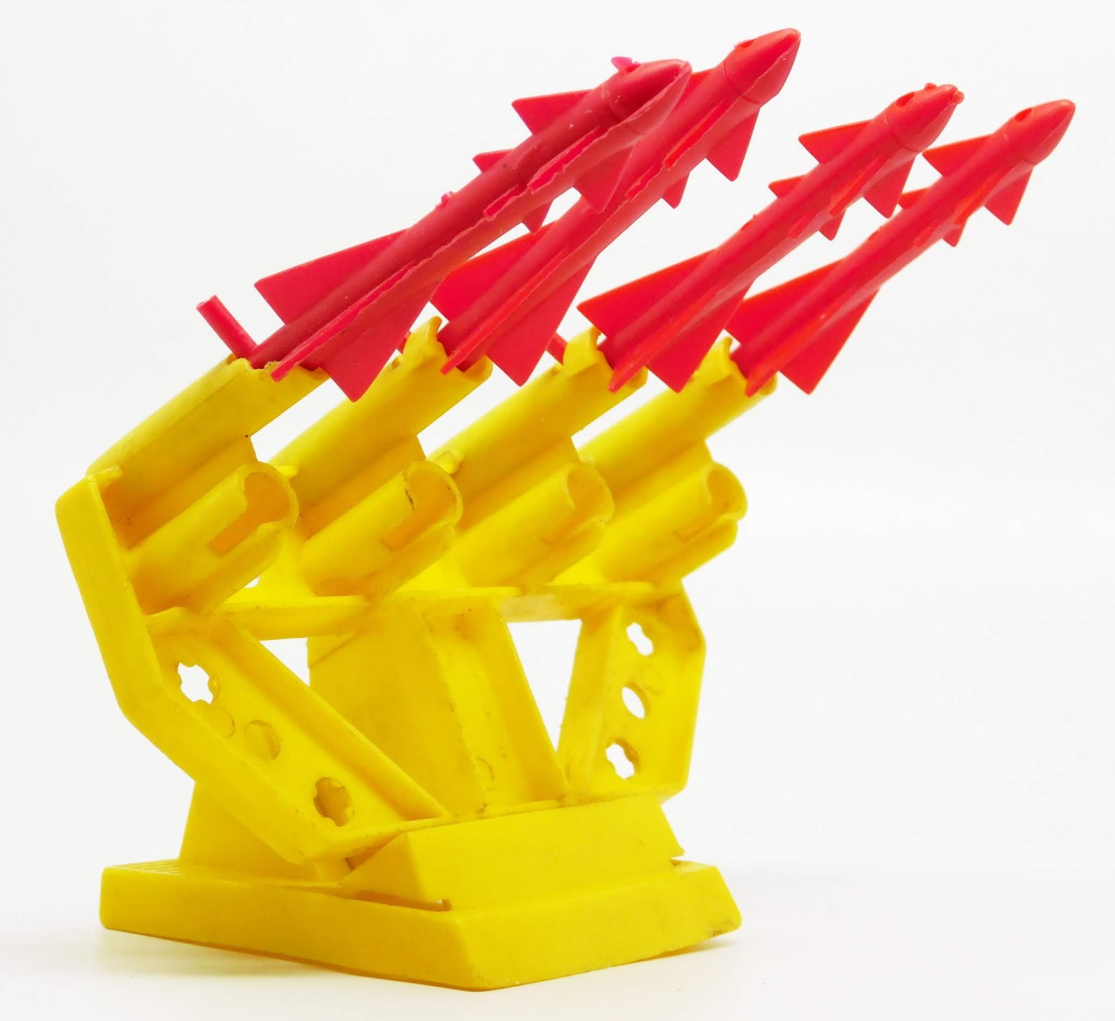 Toys and Stuff: MPC Multi-Rocket Launcher - Yellow-Yellow