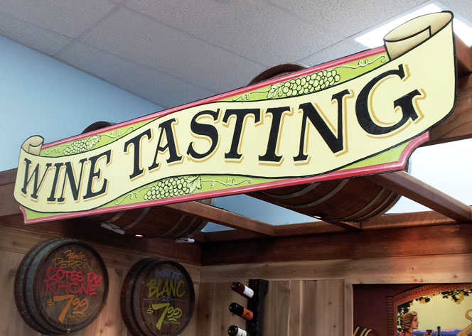 L STAR MURALS: BEWARE: Wine Tasting Signs lead to Wine Tastings