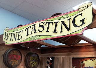 L STAR MURALS: BEWARE: Wine Tasting Signs lead to Wine Tastings
