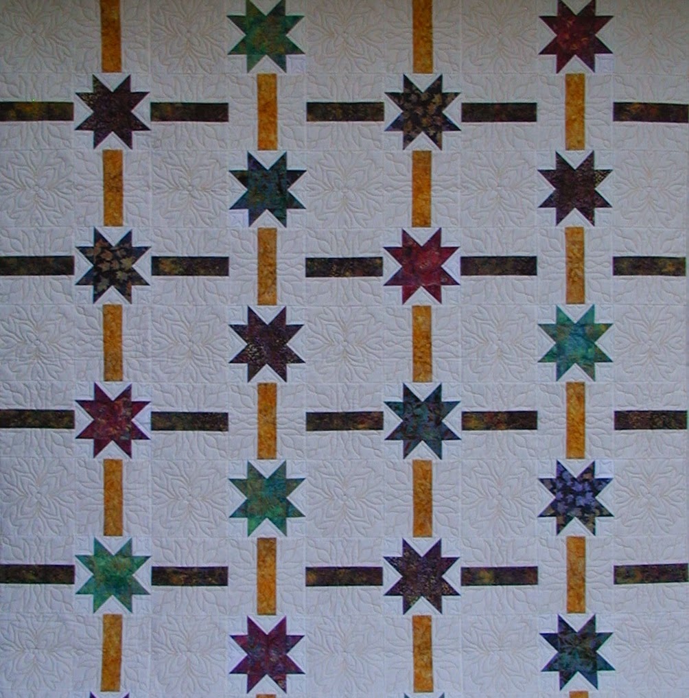 Moonbear Longarm Quilting: Stars and Bars for Betty