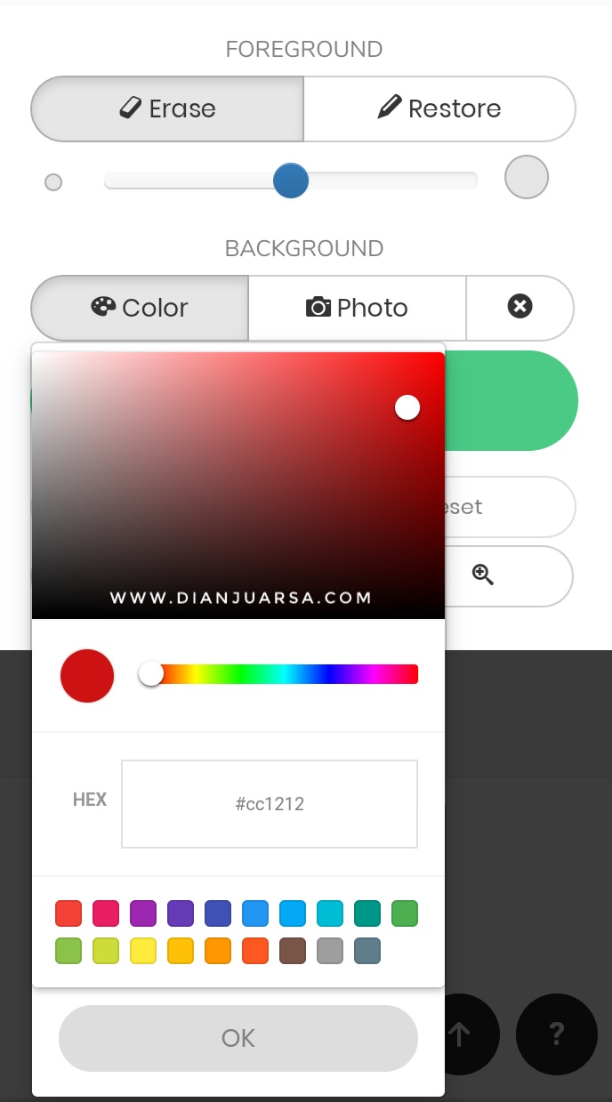 Edit Background Foto dengan cara mudah - Untold Story