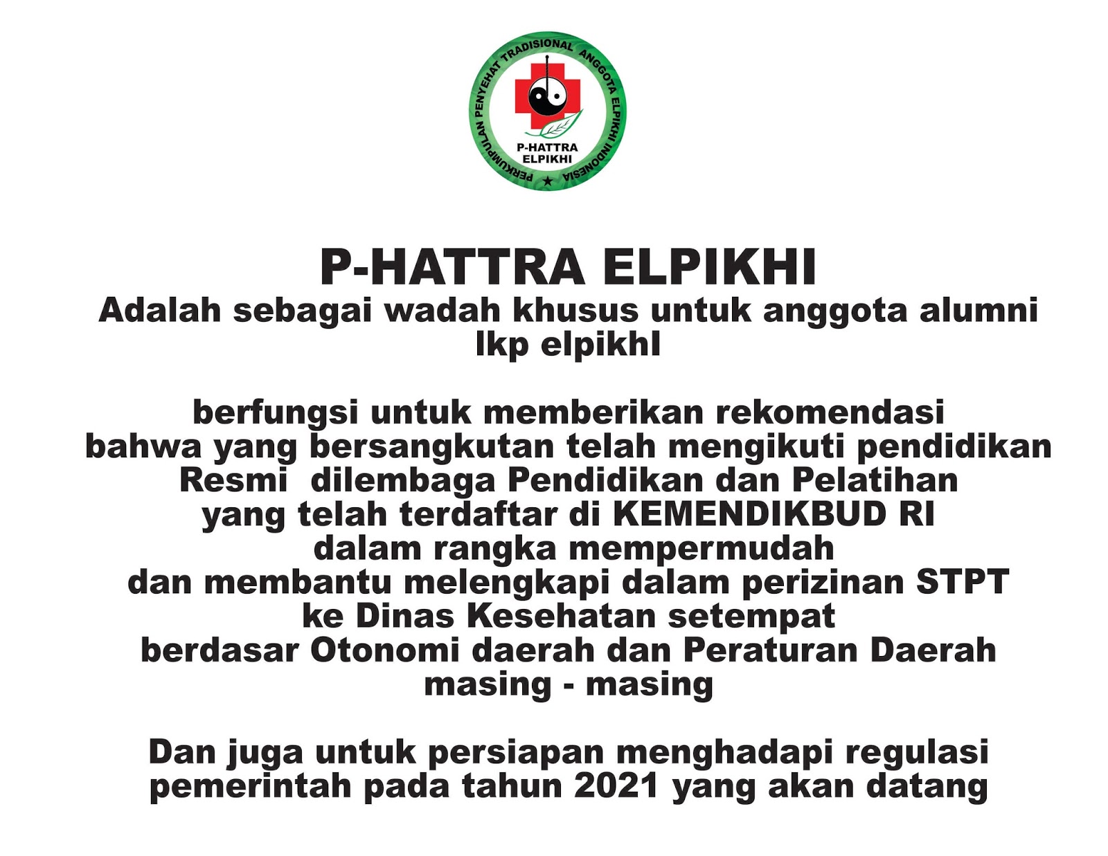 Perkumpulan Penyehat Tradisional anggota Elpikhi Indonesia : KUMPULAN2 SERTIFIKAT P-HATTRA ELPIKHI