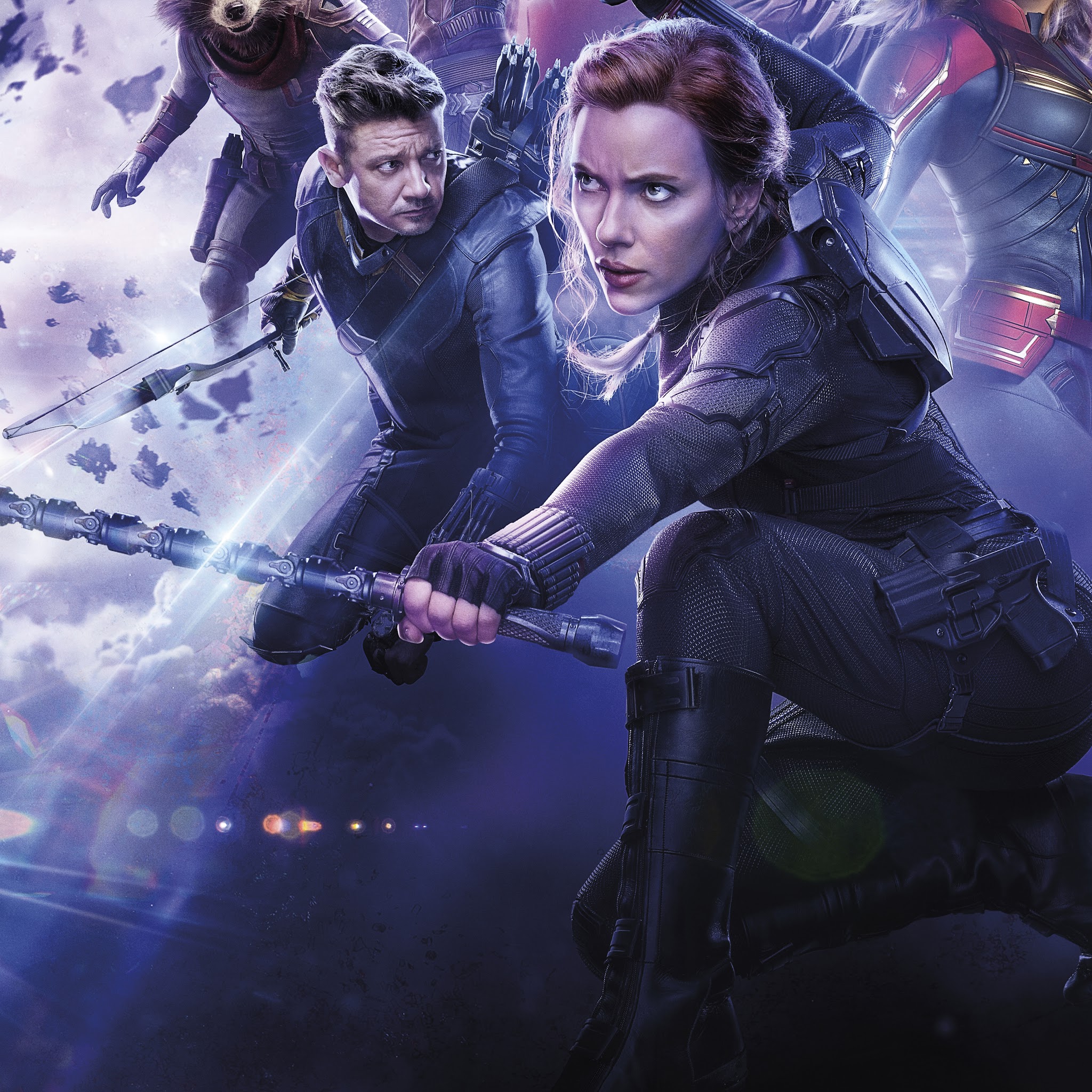 Avengers: Endgame, Black Widow, Hawkeye, 8K, #89 Wallpaper iPhone Phone