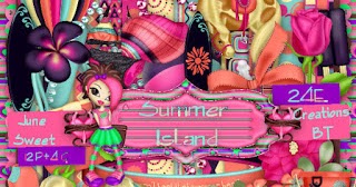 Escape From Reality Blog: FTU Cluster Frames - Summer Island