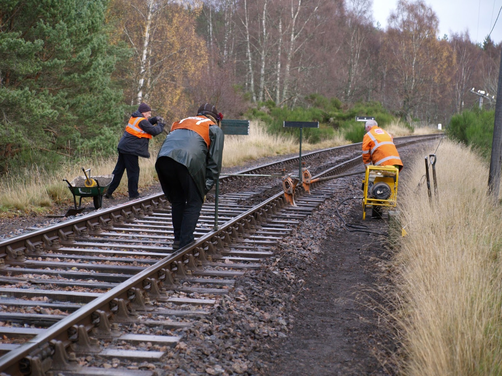 On Track at the Strathspey Railway: Stone Blowing Kinchurdy - 18th ...