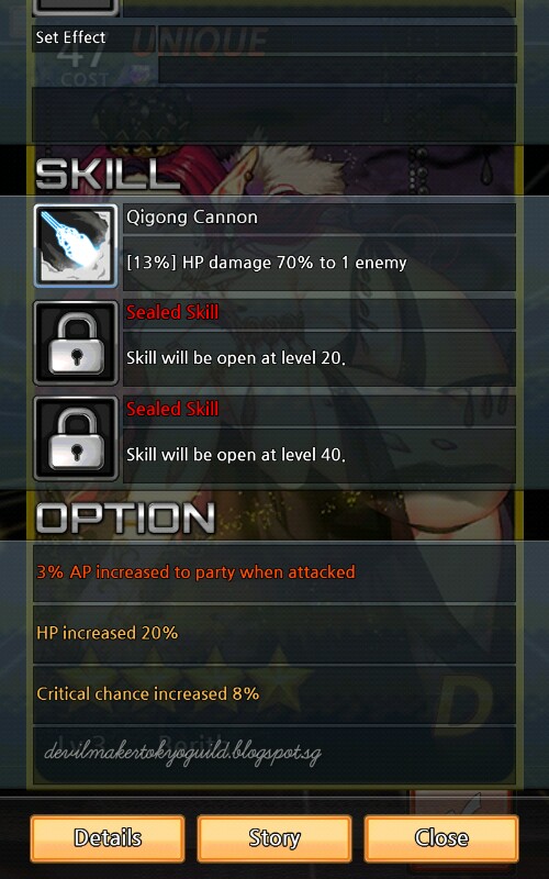 Devil Maker Tokyo Guide: Ever After Card: The story of Alice