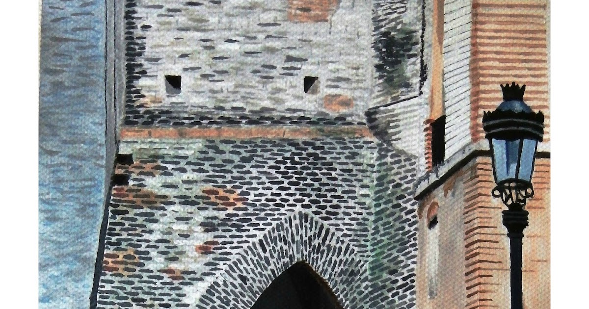 VENDO MIS CUADROS: ACRÍLICO-PAISAJE "CONTRAFUERTE GÓTICO"