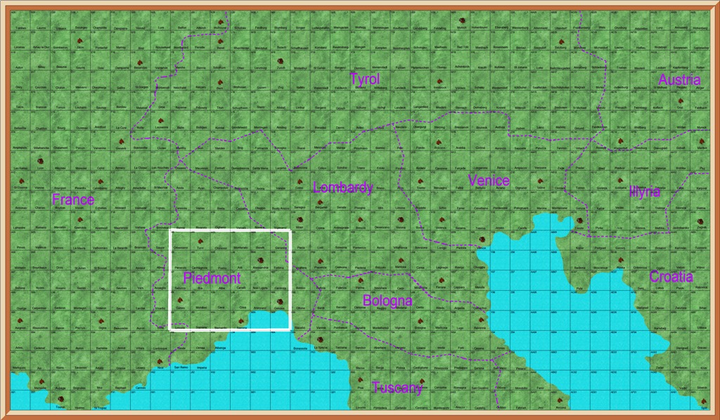 napoleonic wargaming: Maps for Campaigns of Napoleon