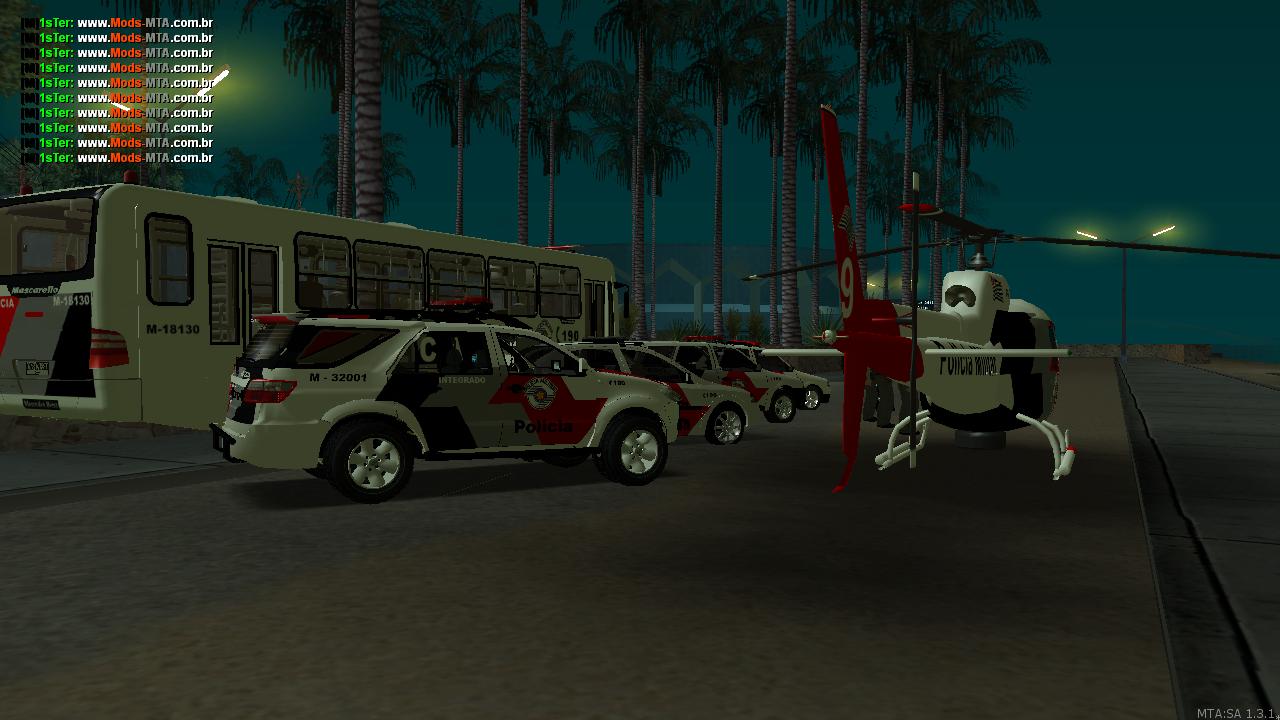 Pack Veículos/Skins Policia Militar - SP - MTA Brasil