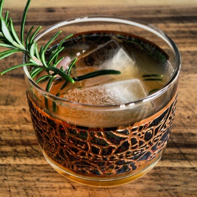 How to Make a Rosemary Maple Bourbon Sour