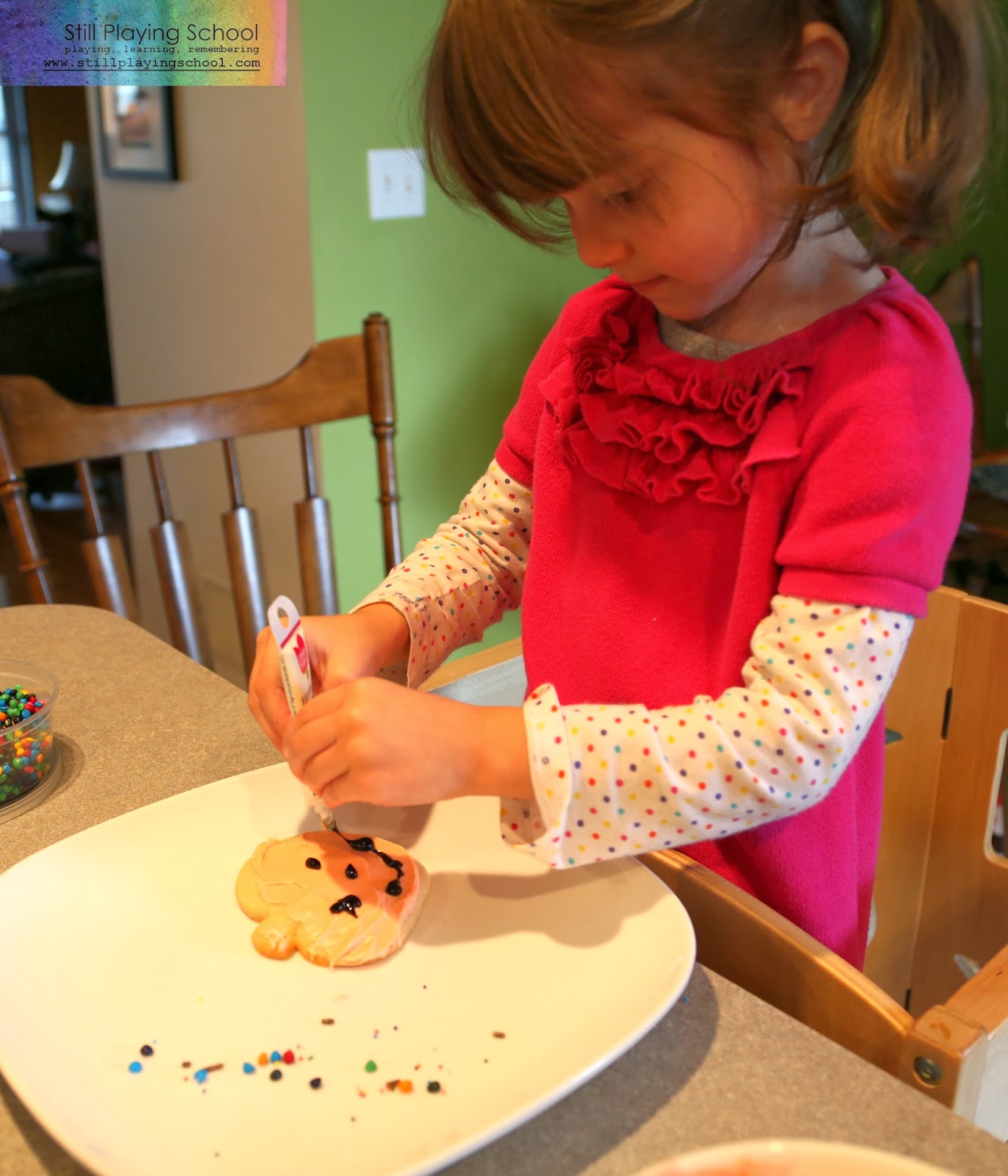 Cookie Decorating for Fine Motor Practice | Still Playing School