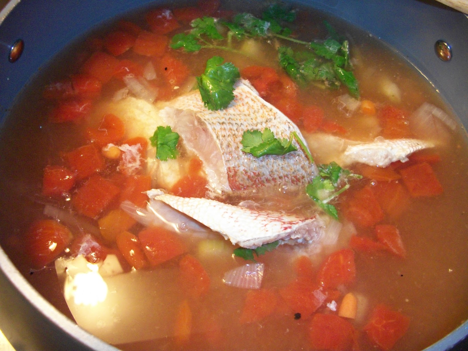 Cooking with love ! : Ciorba de peste (Red Snapper soup )