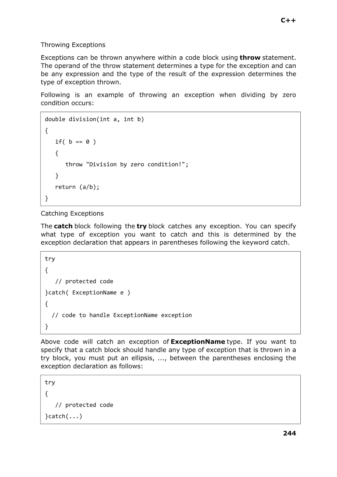 Computer Languages And Work From Home Jobs C Language Exception Handling