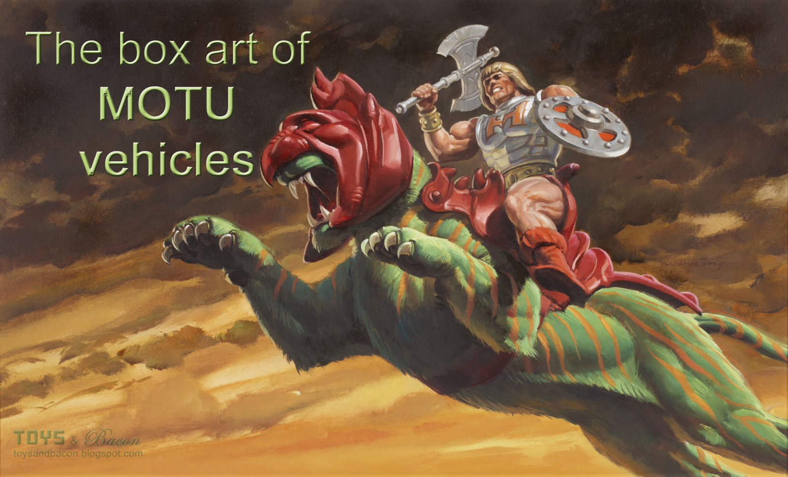 Toys and Bacon: The Box Art of MOTU Vehicles
