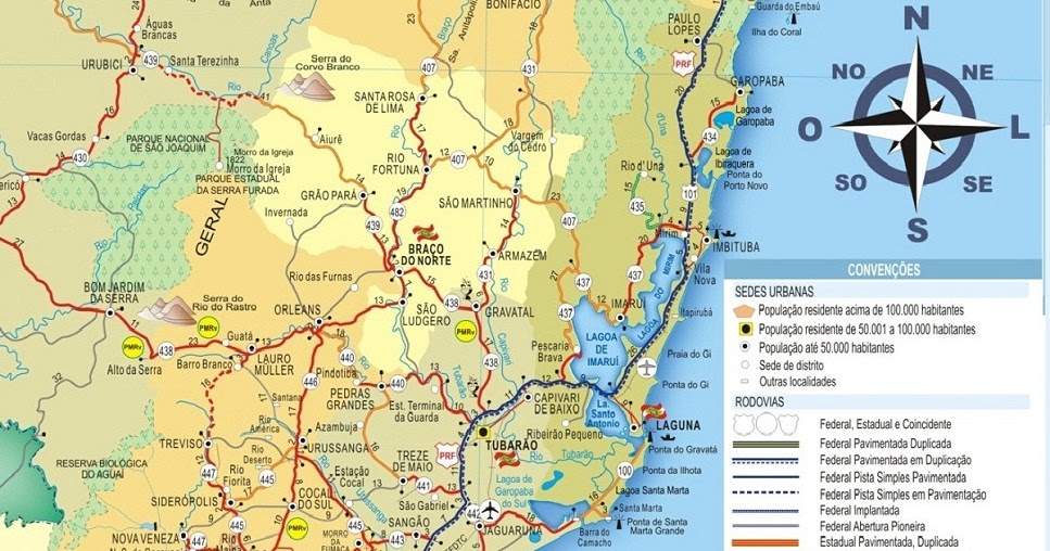 Playas de Brasil: Playas al sur del estado de Santa Catarina