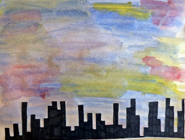 101 Days of Homeschooling: Day 61 / 105 - Pi Skyline