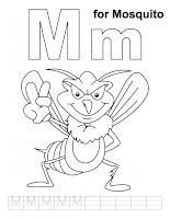 Letter Mm printable coloring pages | Kids coloring pages