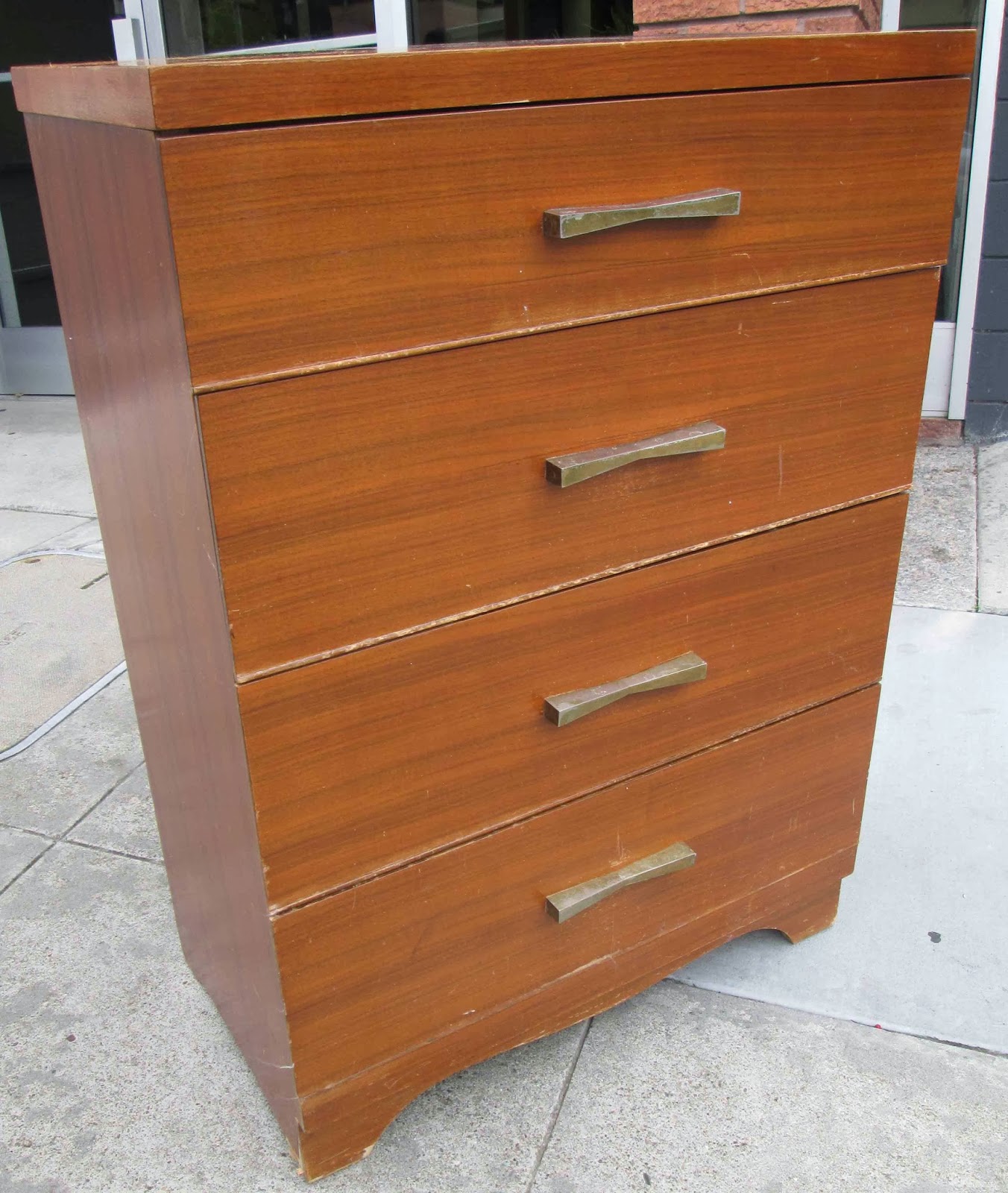 UHURU FURNITURE & COLLECTIBLES: SOLD Retro-Style Chest of Drawers - $80