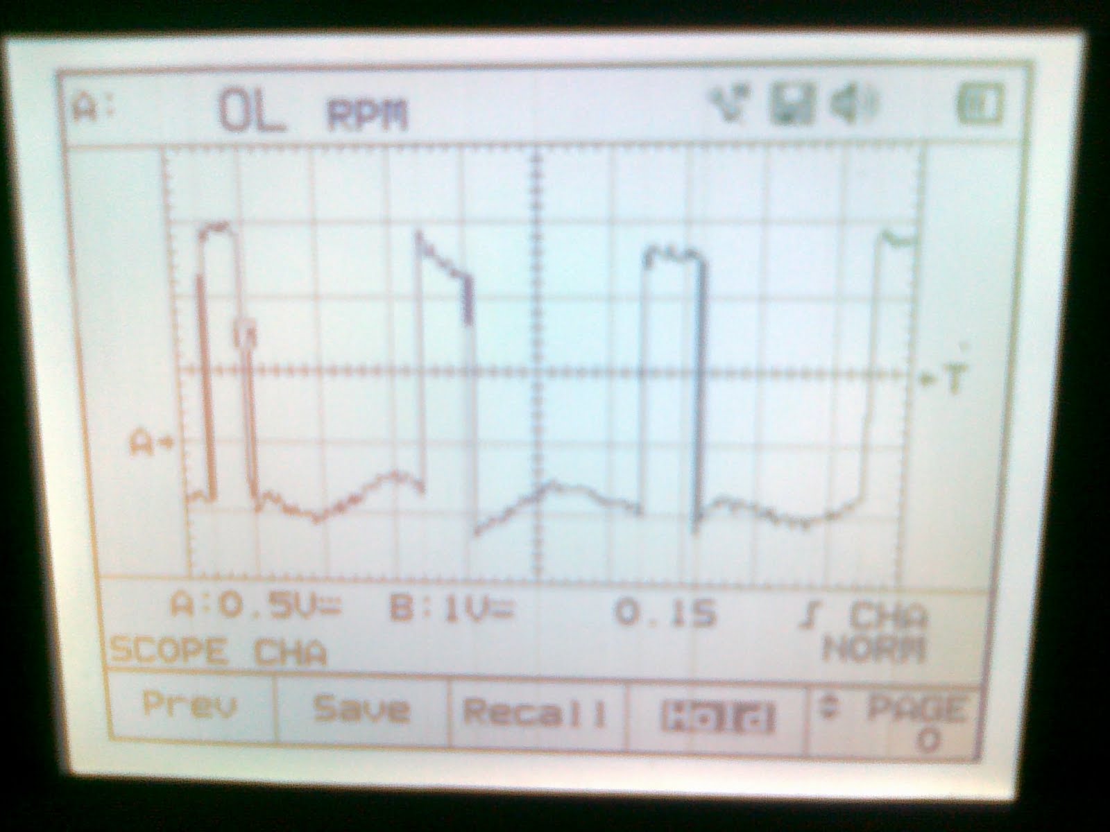 TTEC4826: WS3A Oscilloscope pattern to capture