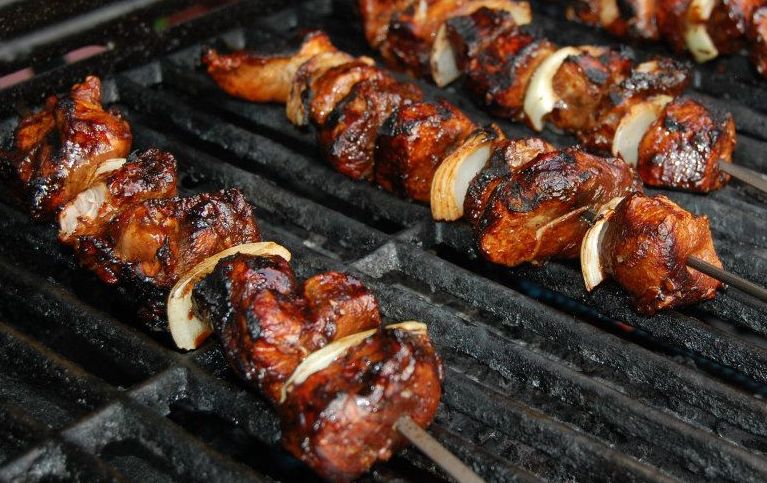 Pork and Beef Shish Kebabs