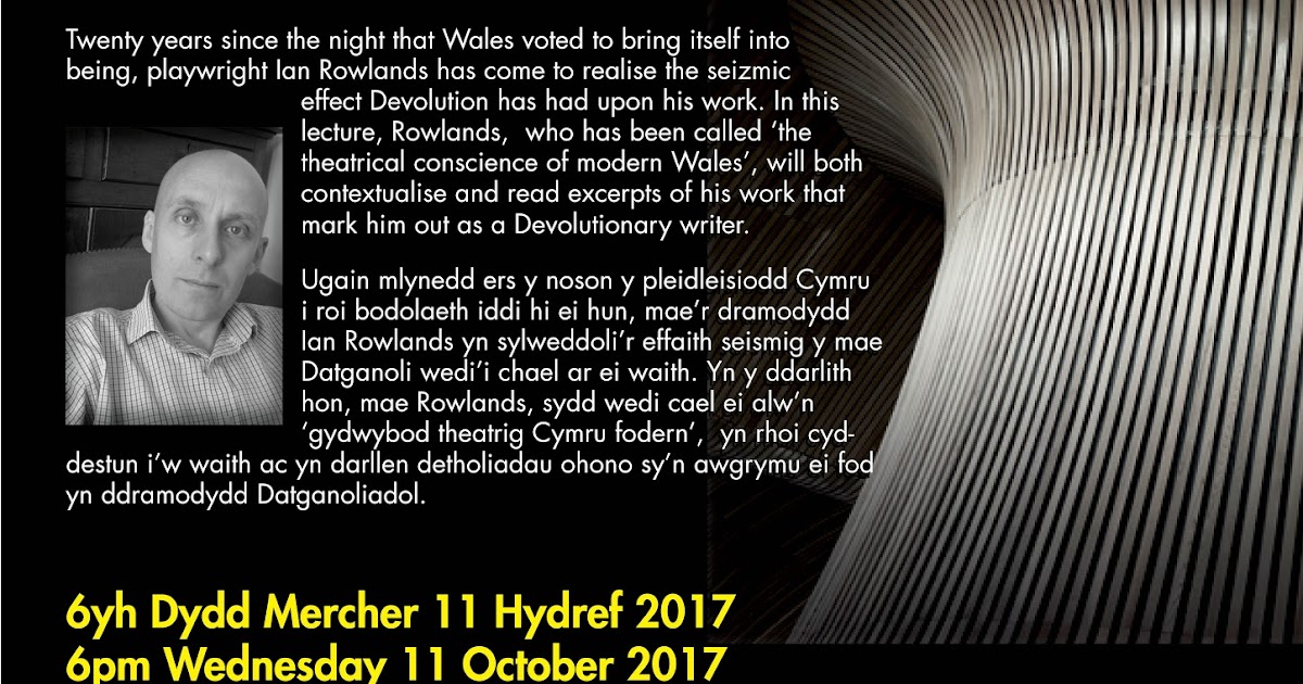 CREW Blog: A DEVOLUTIONARY WRITER: Ian Rowlands