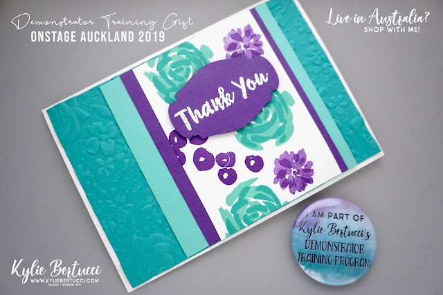 Demonstrator Training | Cards for OnStage Attendees - Kylie Bertucci