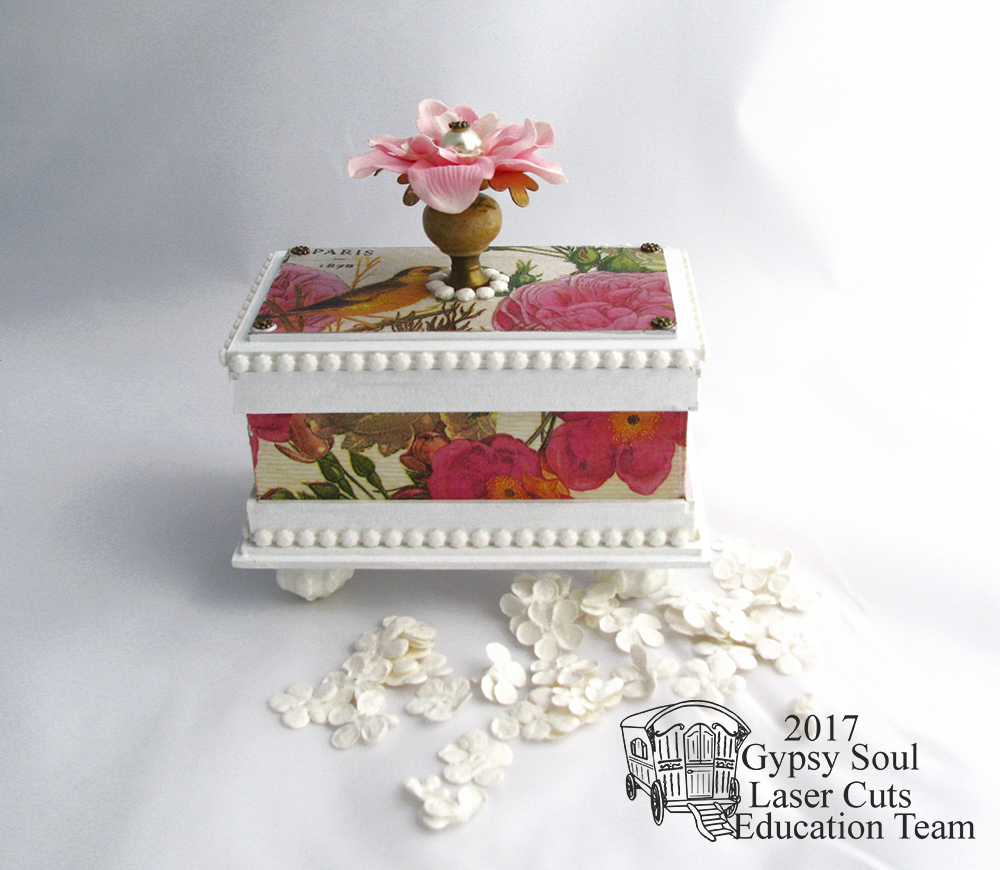 CackleAndHoot: Pretty Spring Flower Treasure Chest