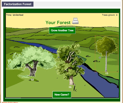 Factorization forest game