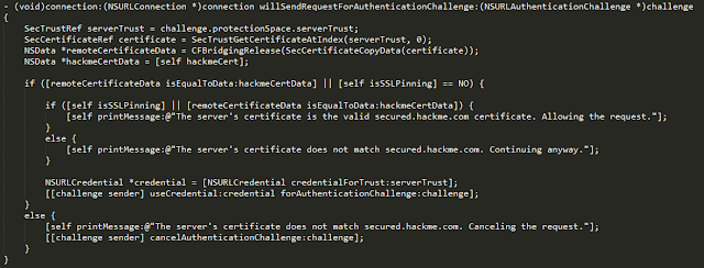 Bypass SSL Certificate Pinning In IOS