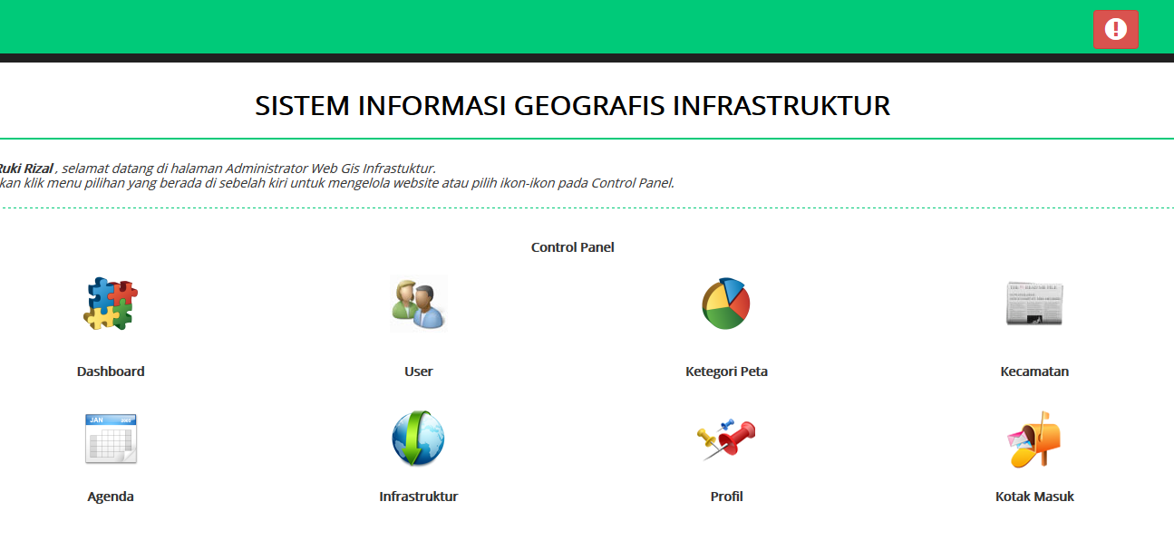 Sistem Informasi Geografis Infrastruktur Berbasis Web - SISTEM INFORMASI GEOGRAFIS