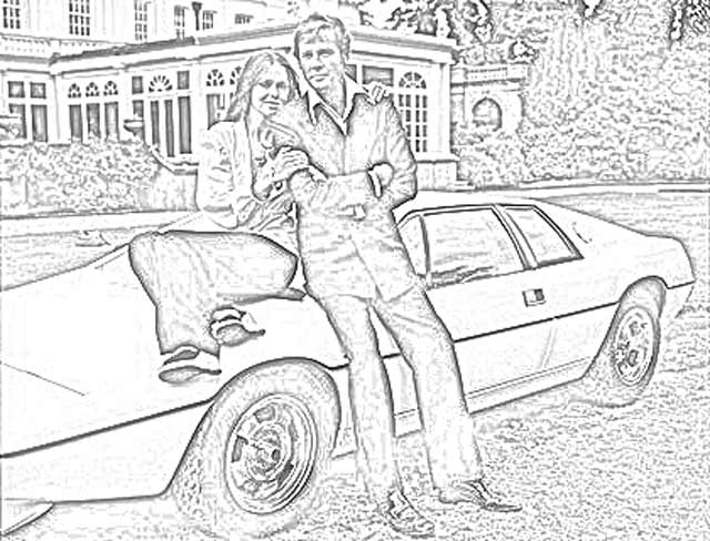 Coloring Pages: James Bond Coloring Pages Part Two: Cars